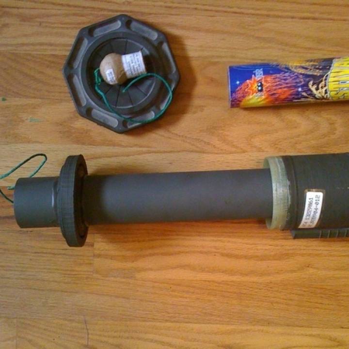 3D Printable AT4 Bazooka Conversion (Firework Artillery Shell) by Mark ...