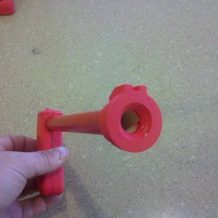 3D Printable Mini Marshmallow Gun & Rifle by Mark Fuller