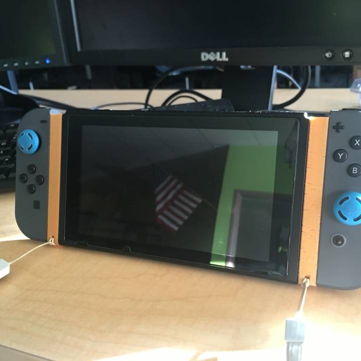 3D Printable Nintendo Switch System Wrist Straps by Weston Rybczynski