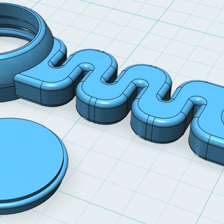3D Printable iButton holder by Denis