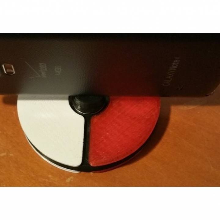 3D Printable Pokemon Spinner Phone Stand by Three Dee