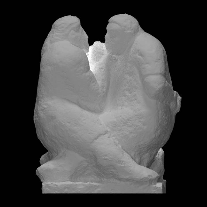 3D Printable Wrestlers by Scan The World