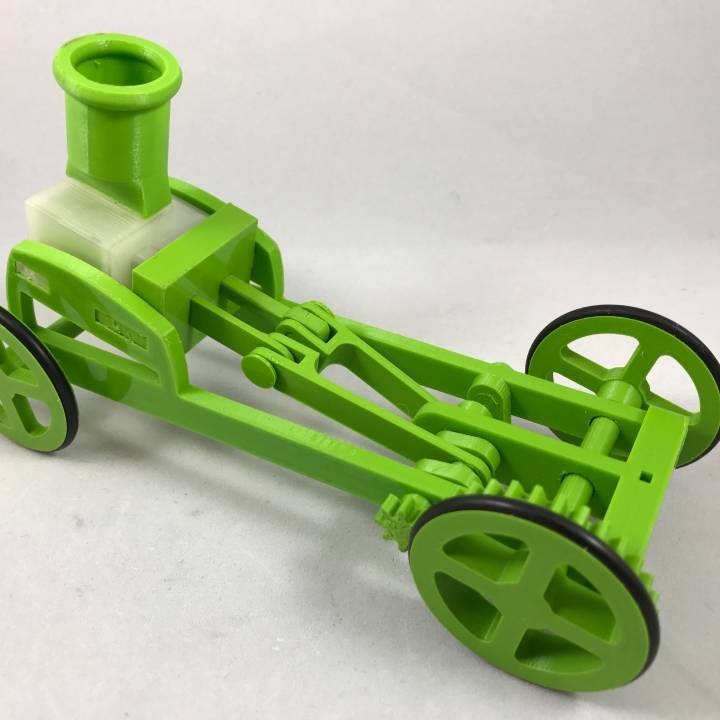 3D Printable Balloon Powered Single Cylinder Air Engine Open Chassis by ...