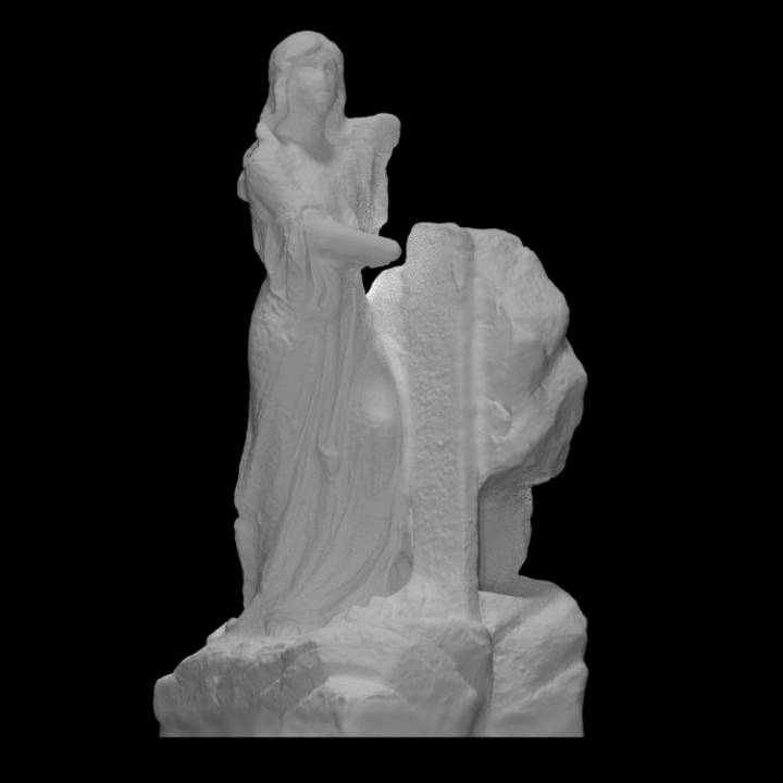 3D Printable Memorial of an unknown woman by Scan The World