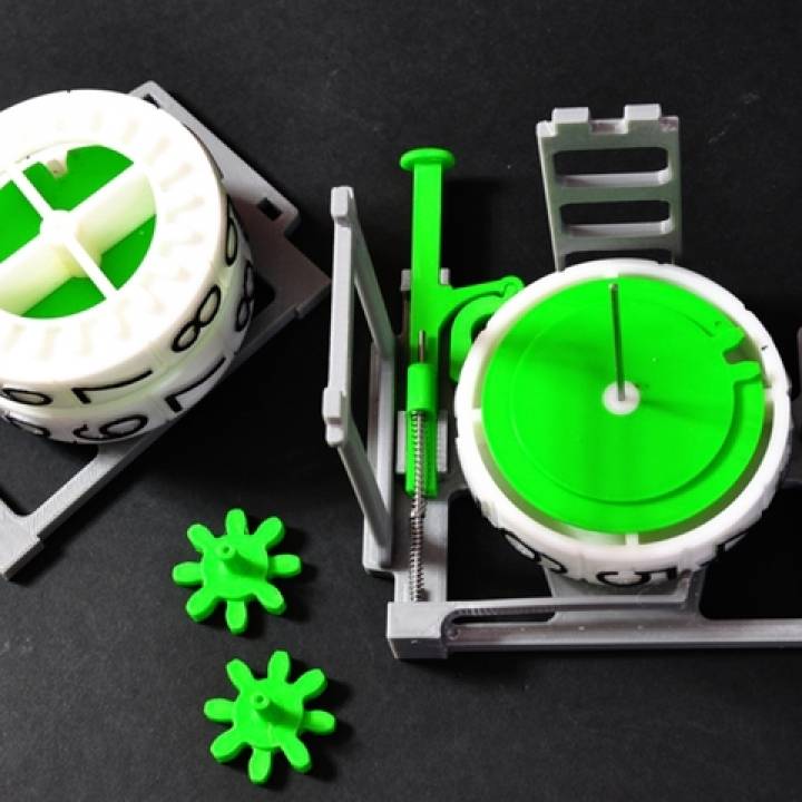 3D Printable Mechanical Counter by Brian Law
