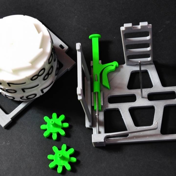 3D Printable Mechanical Counter by Brian Law
