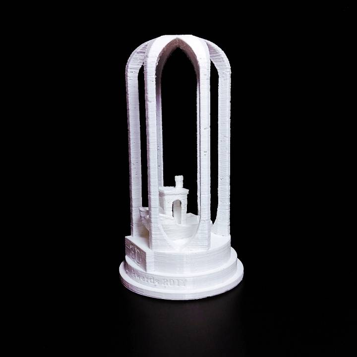 3D Printable 3d pi awards 2017 by