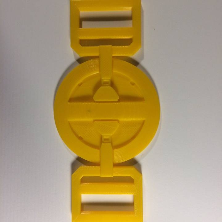 3D Printable Deadpool Inspired Static Belt Buckle by FanGEEKtastic