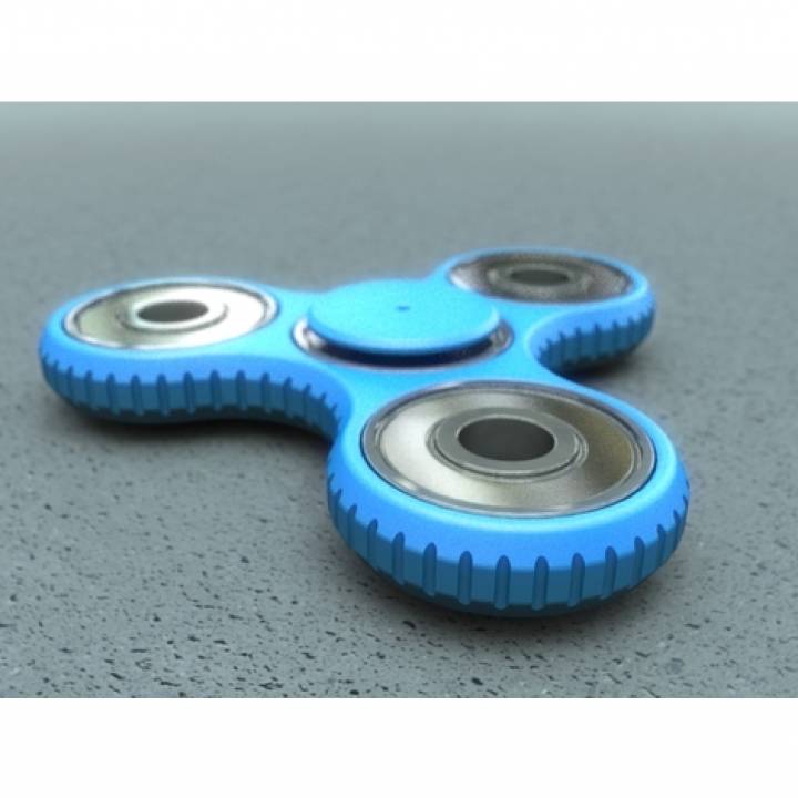 3D Printable Tri-spinner by Nick Rimmer