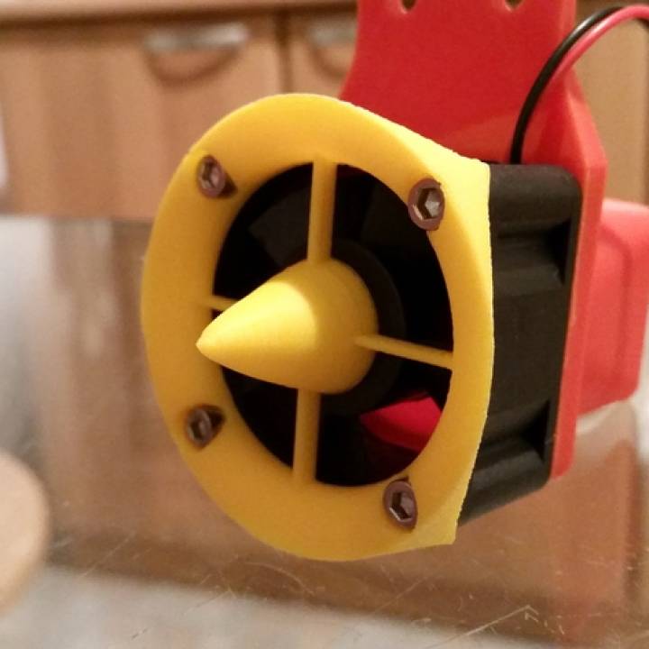 3D Printable Fully customizable openscad fanguard by Dmitry Bychkov