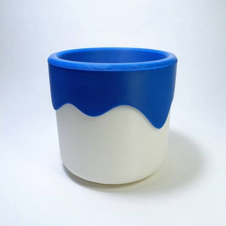 3D Printable Overflowing container by Jaeman Park