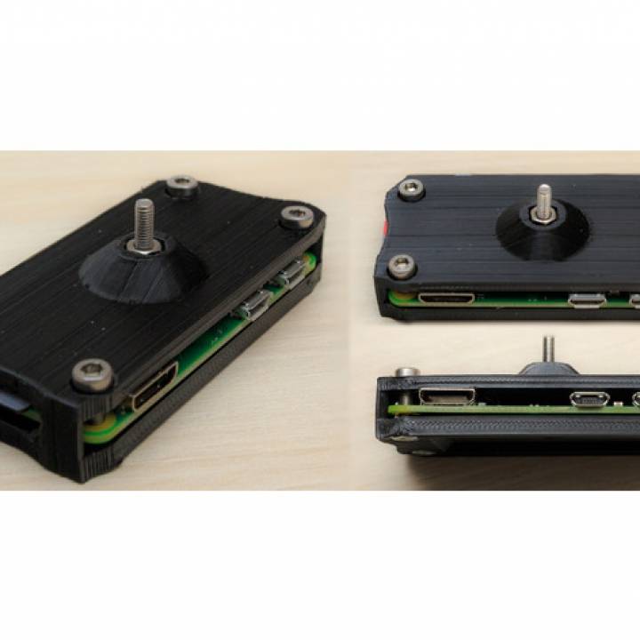3D Printable Raspberry pi zero W case in single piece by Frédéric ...