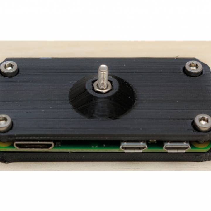 3D Printable Raspberry pi zero W case in single piece by Frédéric ...