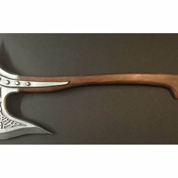3D Printable Dawnguard Axe (Skyrim) by Cody Jackson