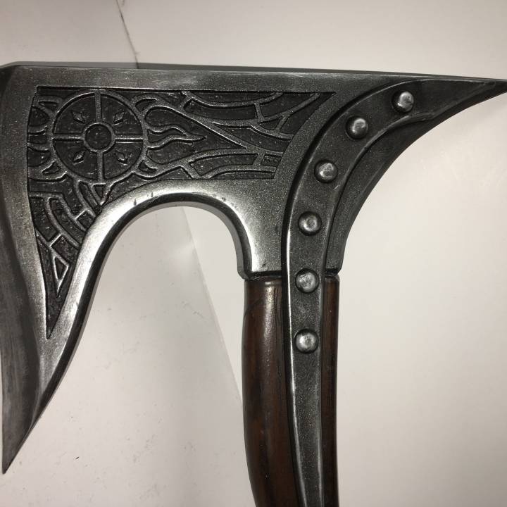 3D Printable Dawnguard Axe (Skyrim) by Cody Jackson