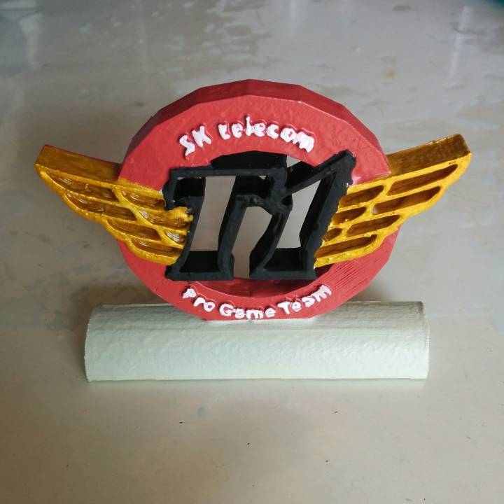 3D Printable Logo SK Telecom T1 de League of Legends by Manu