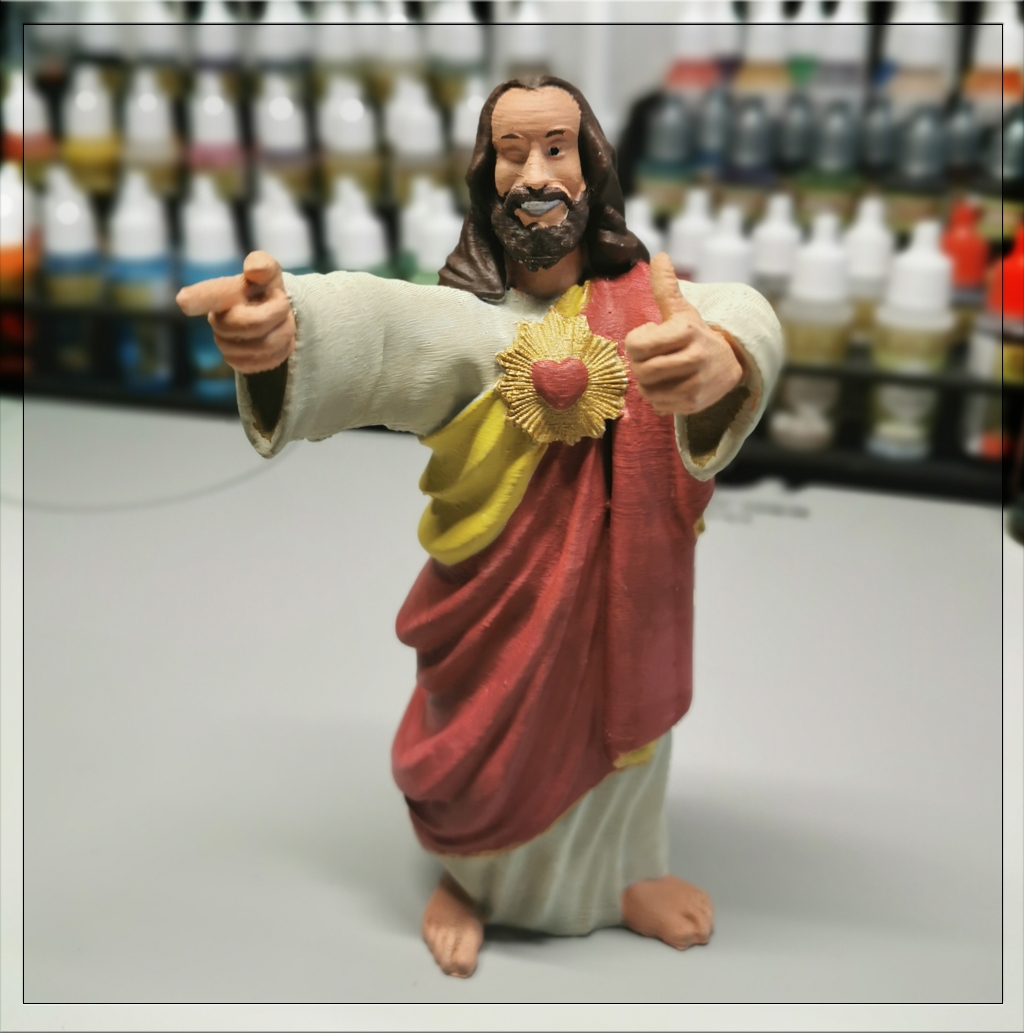 3D Printable Buddy Christ by Ben-3D