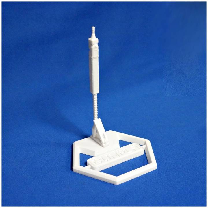 3D Printable GUNPLA STAND [ 1/144 - HG.RG.BB ] by 3D-IN