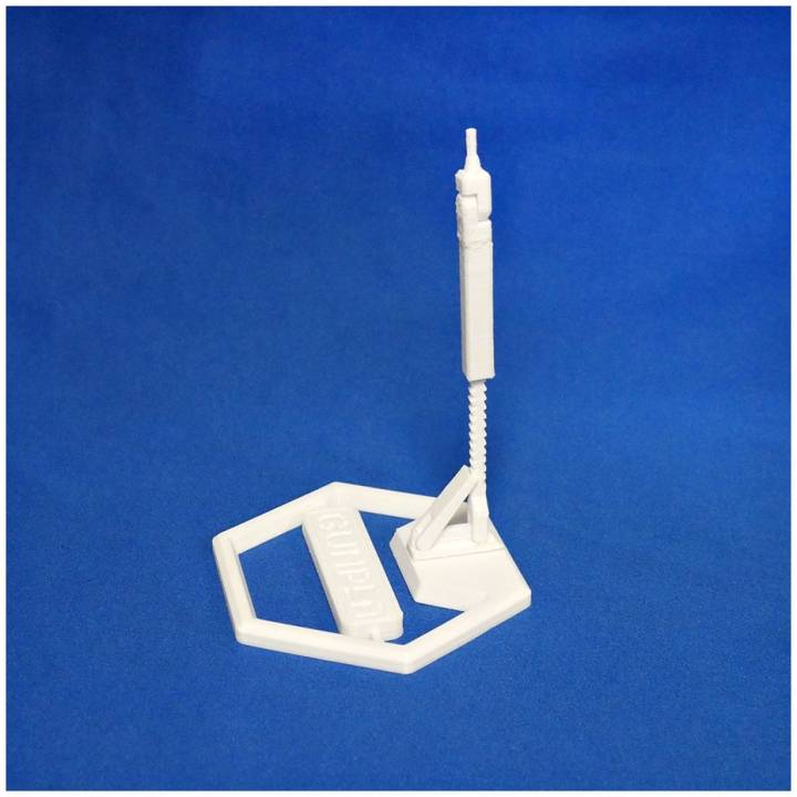 3D Printable GUNPLA STAND [ 1/144 - HG.RG.BB ] by 3D-IN