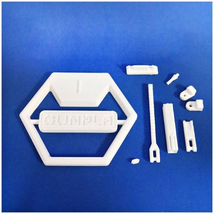 3D Printable GUNPLA STAND [ 1/144 - HG.RG.BB ] by 3D-IN