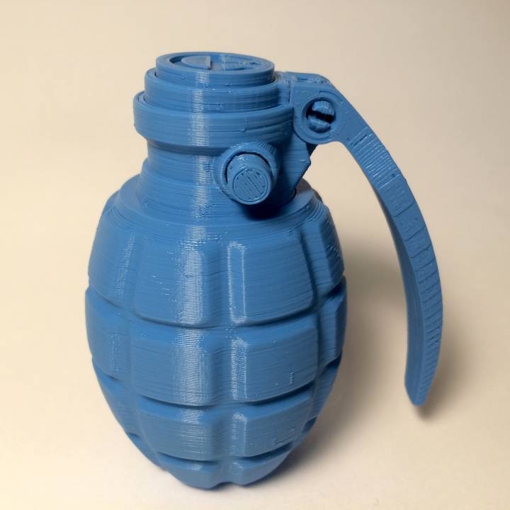 3D Printable Grenade spice jar by 3D-IN