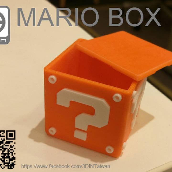 3D Printable Mario box by 3D-IN