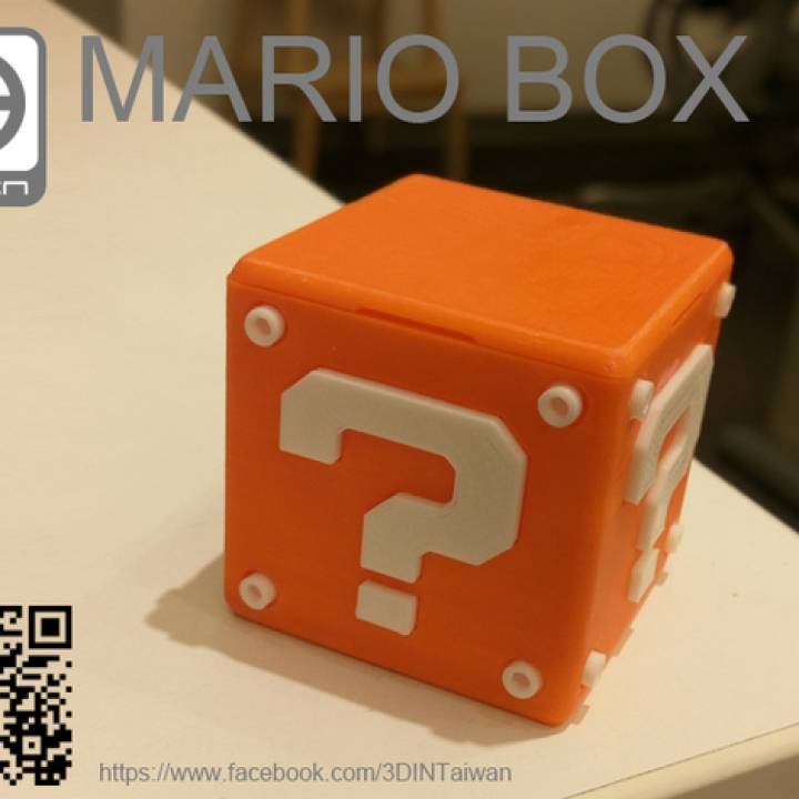3D Printable Mario box by 3D-IN