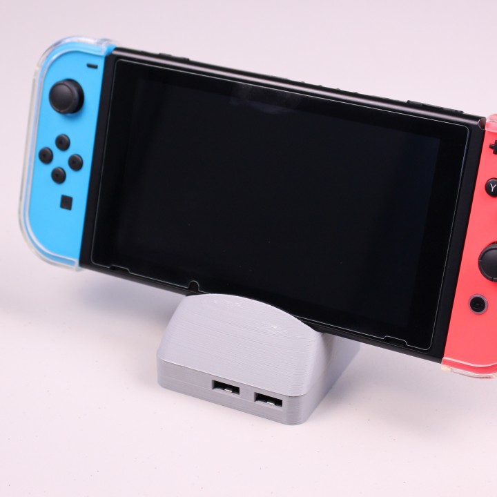 3D Print of Mini Nintendo Switch docking station by Rawdilz