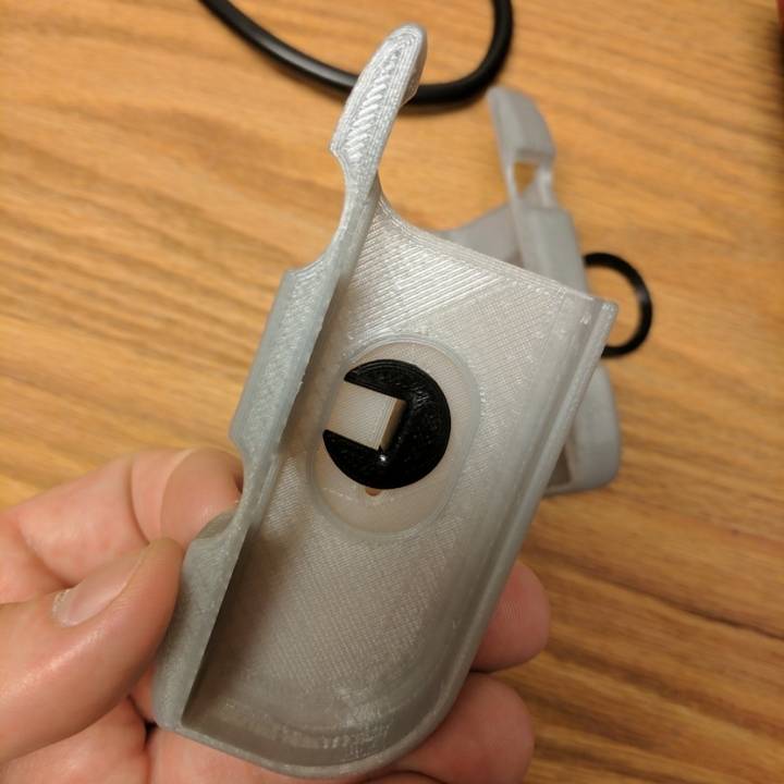 3D Printable Nintendo Switch Joy-Con Cradle Ring by Jon Dunfee