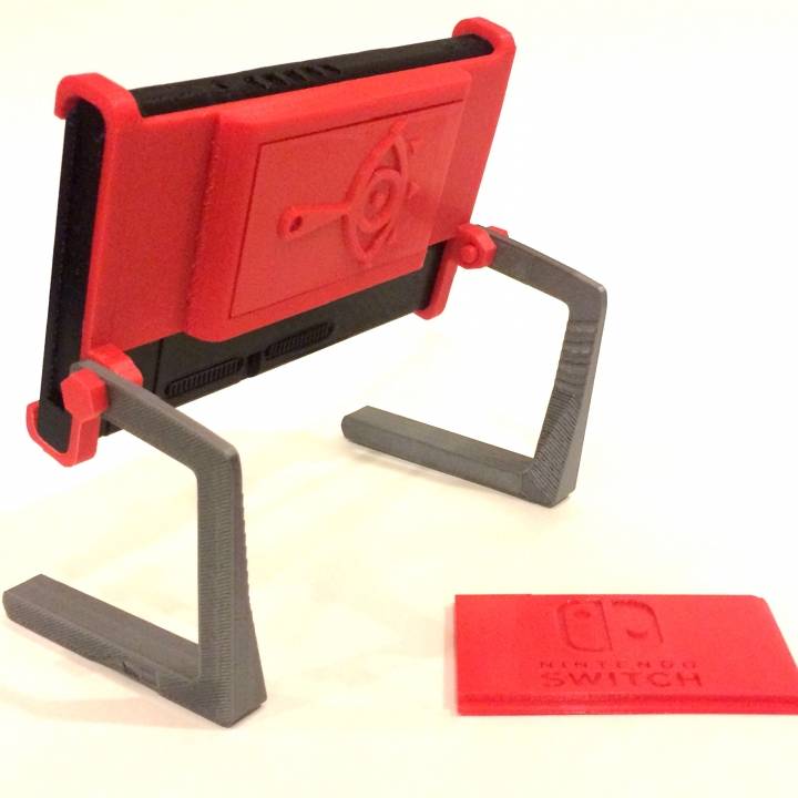 3D Printable Portable Nintendo Switch Stand - Any Angle by Chris Luke