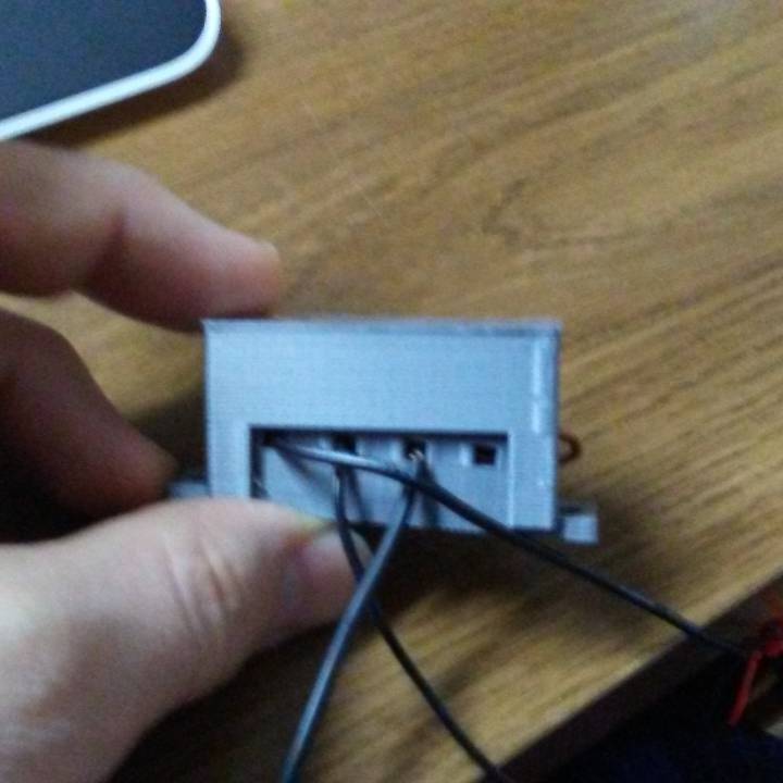 3D Printable Terminal Block x4 connector by Dustin Diedel