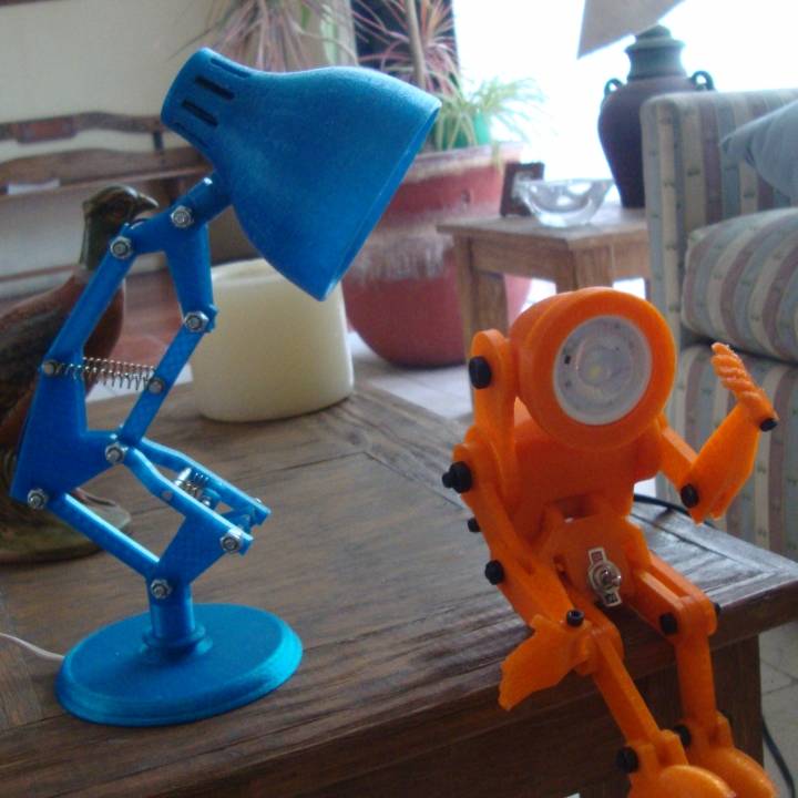 3D Printable Lámpara Pixar (Pixar Lamp) by Manuel D. Vargas Aguayo