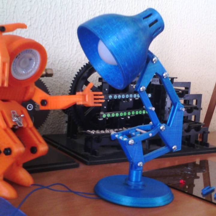 3D Printable Lámpara Pixar (Pixar Lamp) by Manuel D. Vargas Aguayo