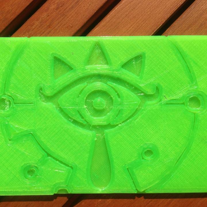 3D Printable ZELDA Themed Nintendo Switch Sun Shield by Felix