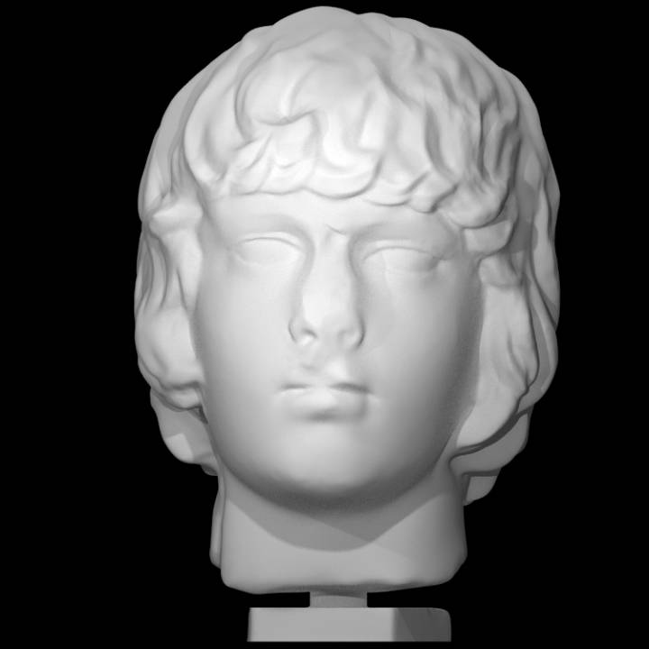 3D Printable Male Portrait by Scan The World
