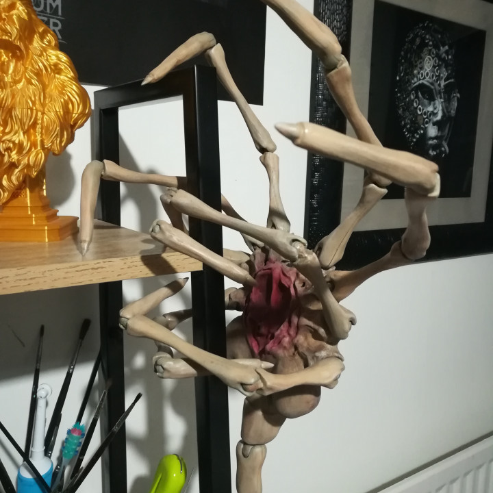 3D Print of Agisis Ultimate Alien Face Hugger (40in x 23in - LIFE SIZE ...