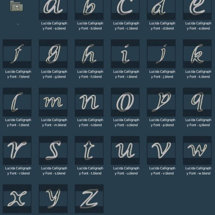 Lucida Calligraphy Font