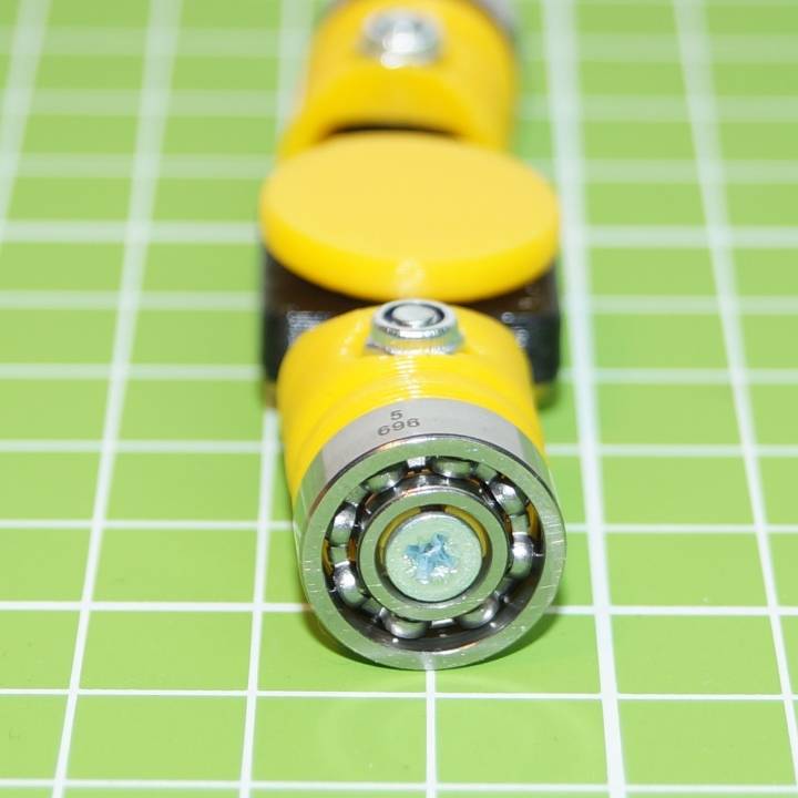 3D Printable Hand spinner Two pistons by Vladimir Lapin