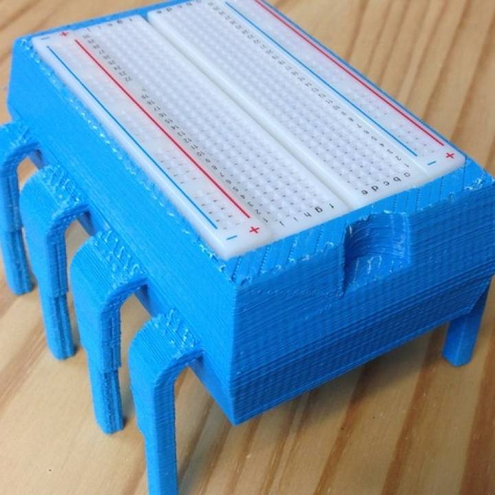 3D Printable 8-Pin IC/Microcontroller - Breadboard Holder and Parts Box ...