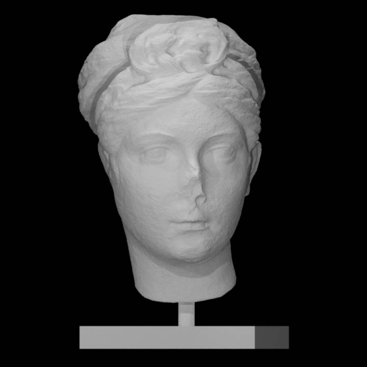3D Printable Portrait of young woman by Scan The World