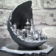3D Printable Moon city by Jukka Seppänen