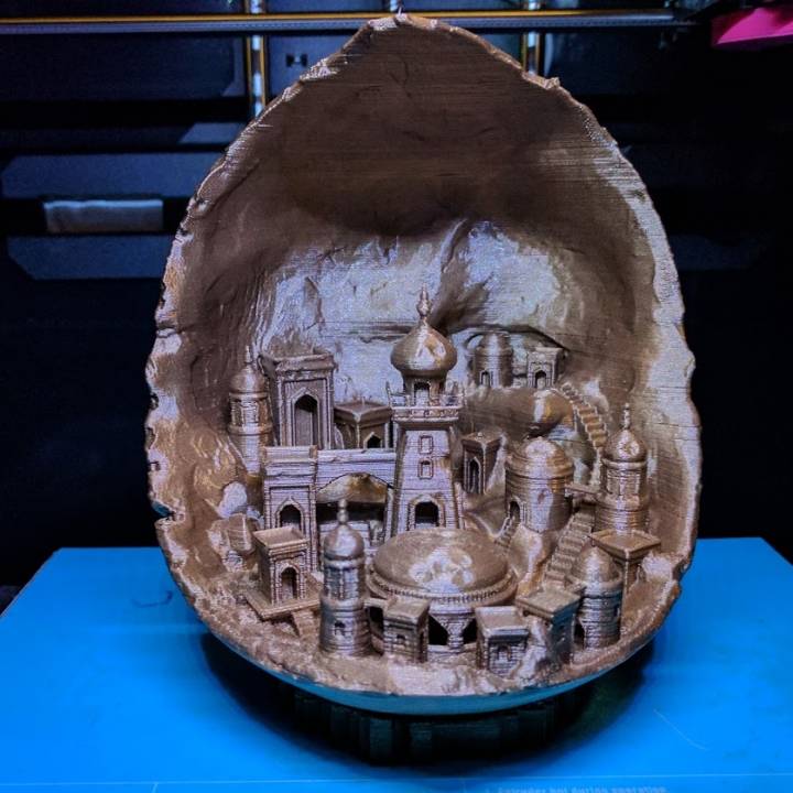 3D Printable Moon city by Jukka Seppänen