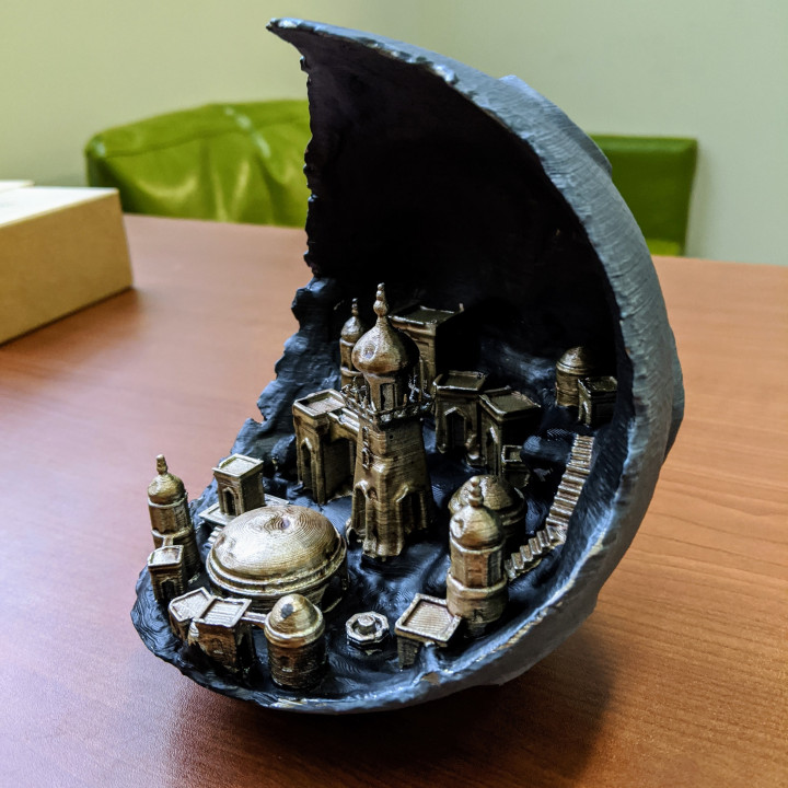 3D Print of Moon city by chrisbaumgardt