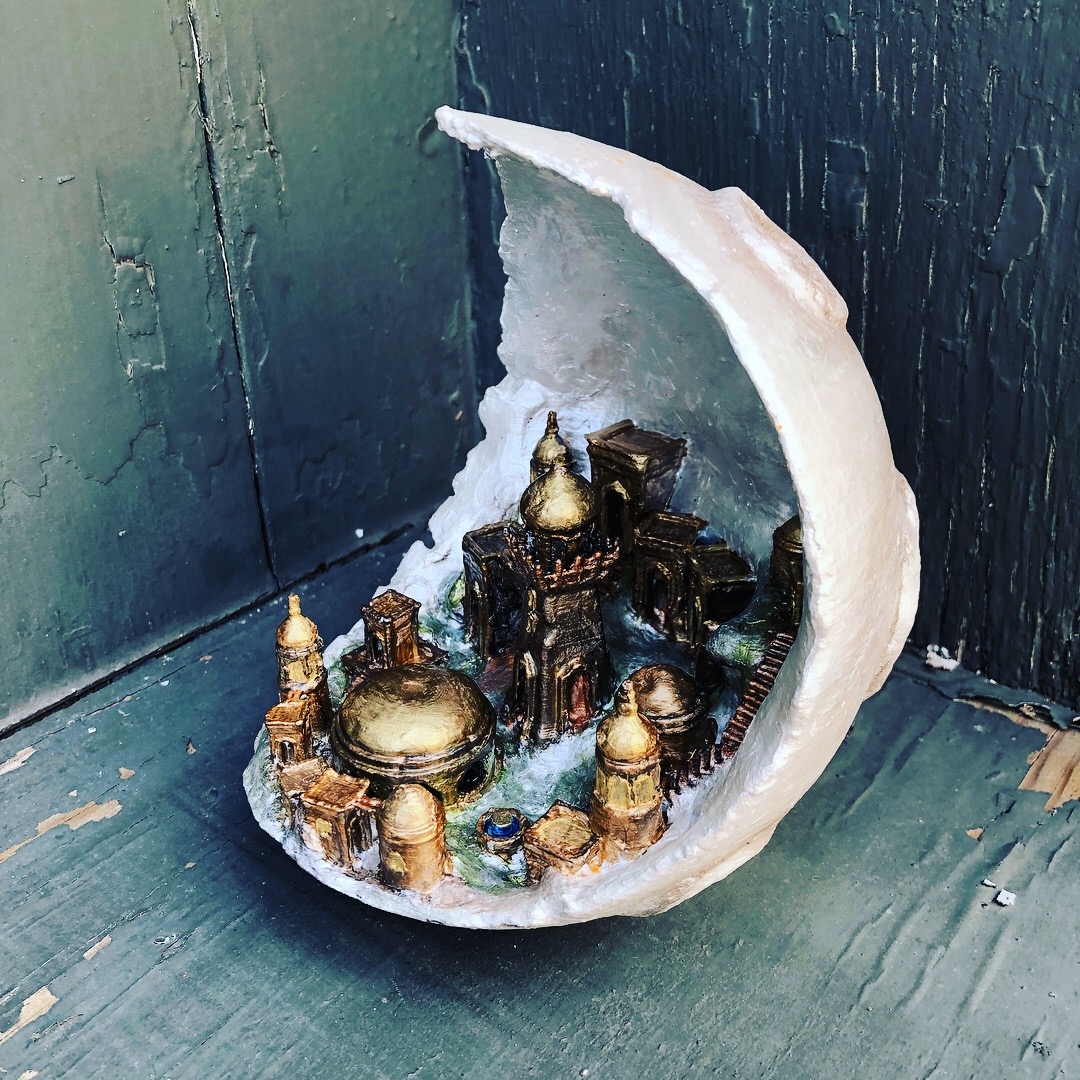 3D Printable Moon city by Jukka Seppänen