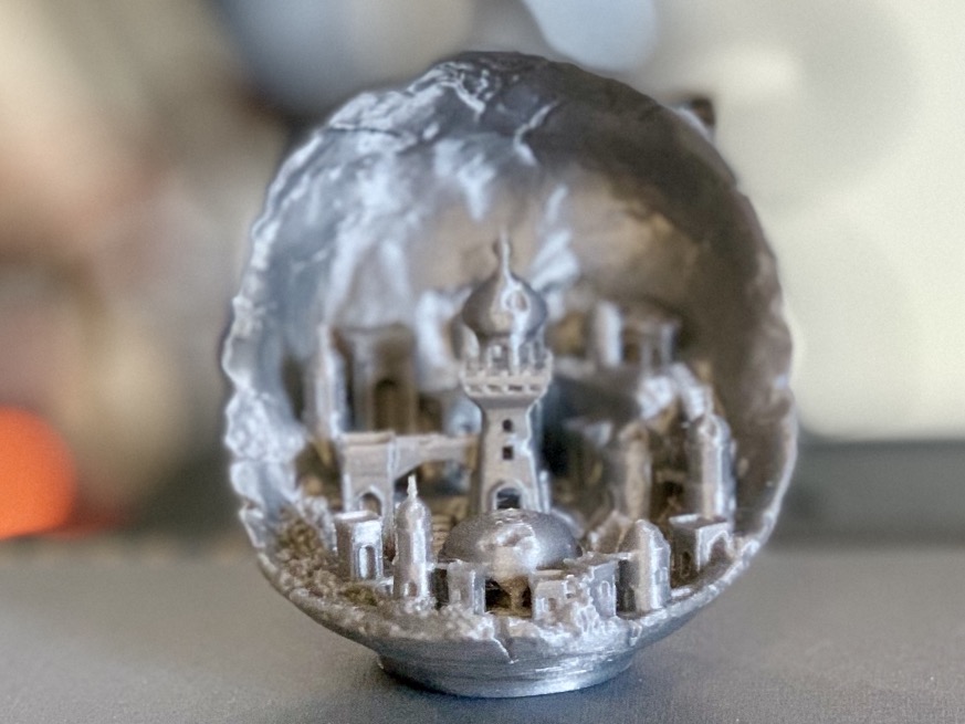3D Printable Moon city by Jukka Seppänen