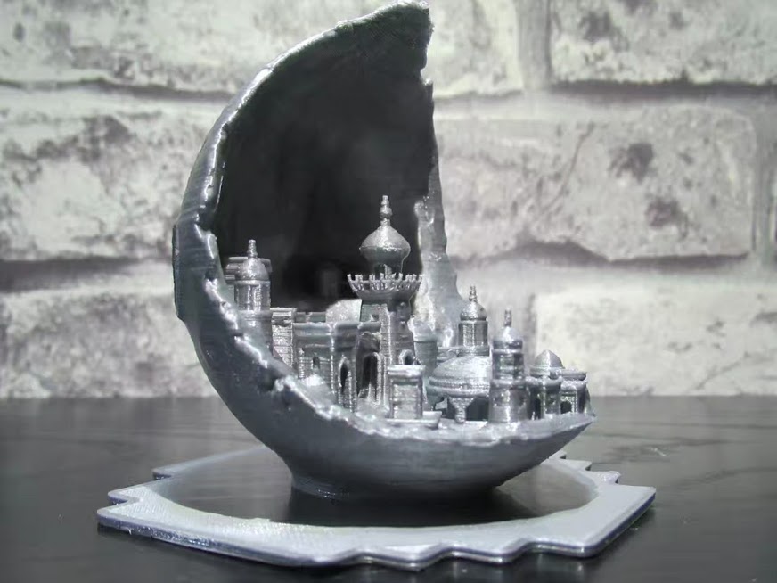 3D Printable Moon city by Jukka Seppänen