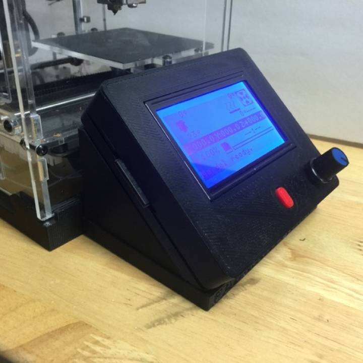 3D Printable Fabrikator Mini LCD Stand by Chuck Hellebuyck