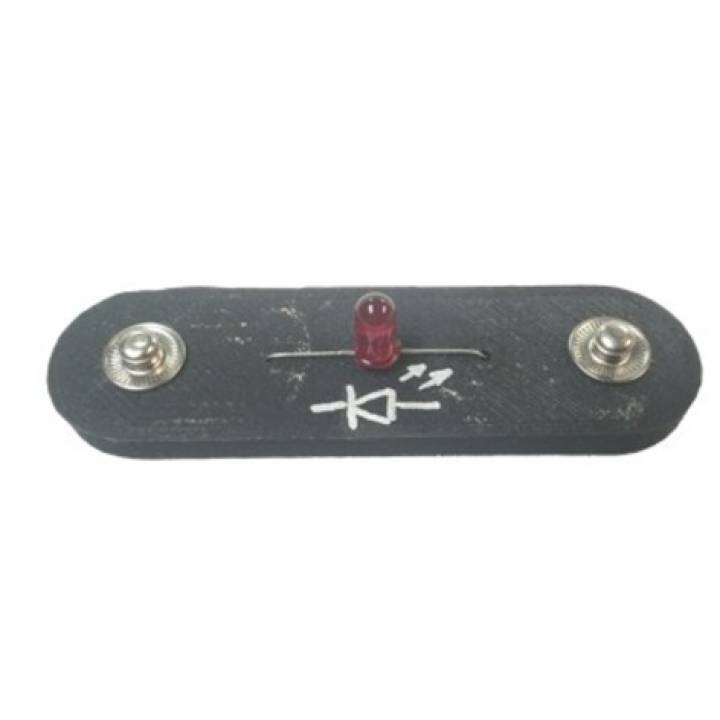 3D Printable Snap Circuits Custom Module by Chuck Hellebuyck