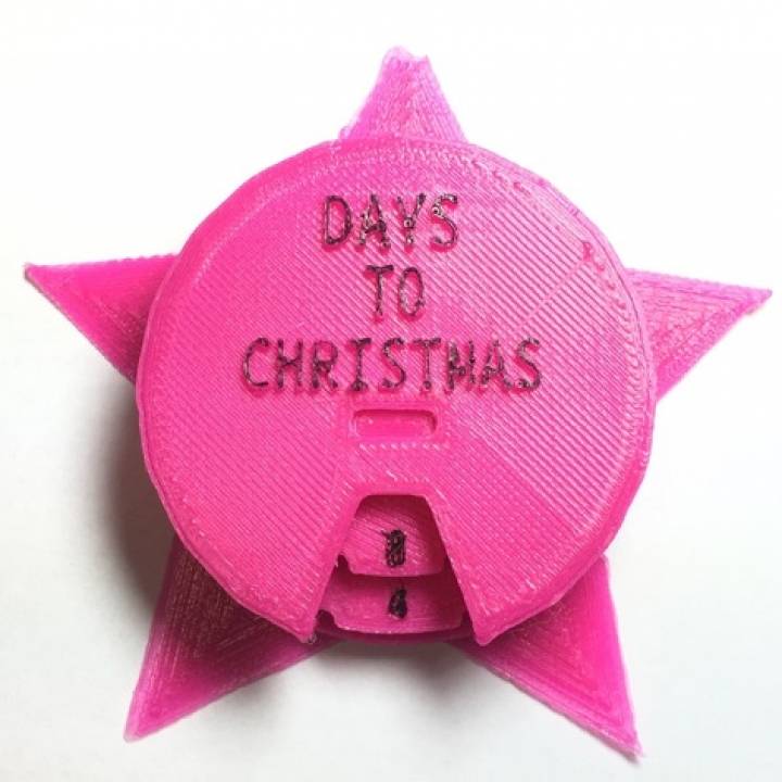 3D Printable Advent Christmas Ornament by Chuck Hellebuyck