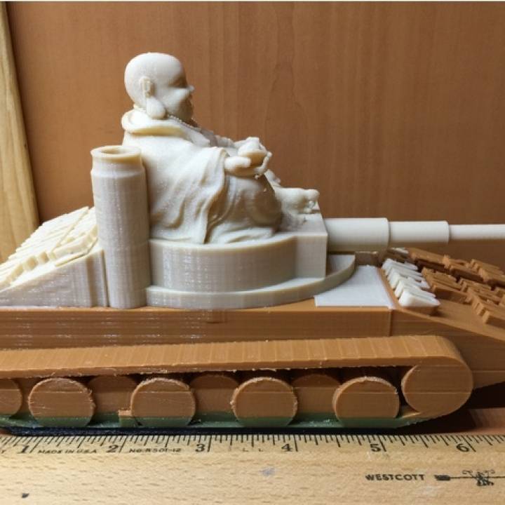 3D Printable Buddha Tank by Star Labs 3D, LLC